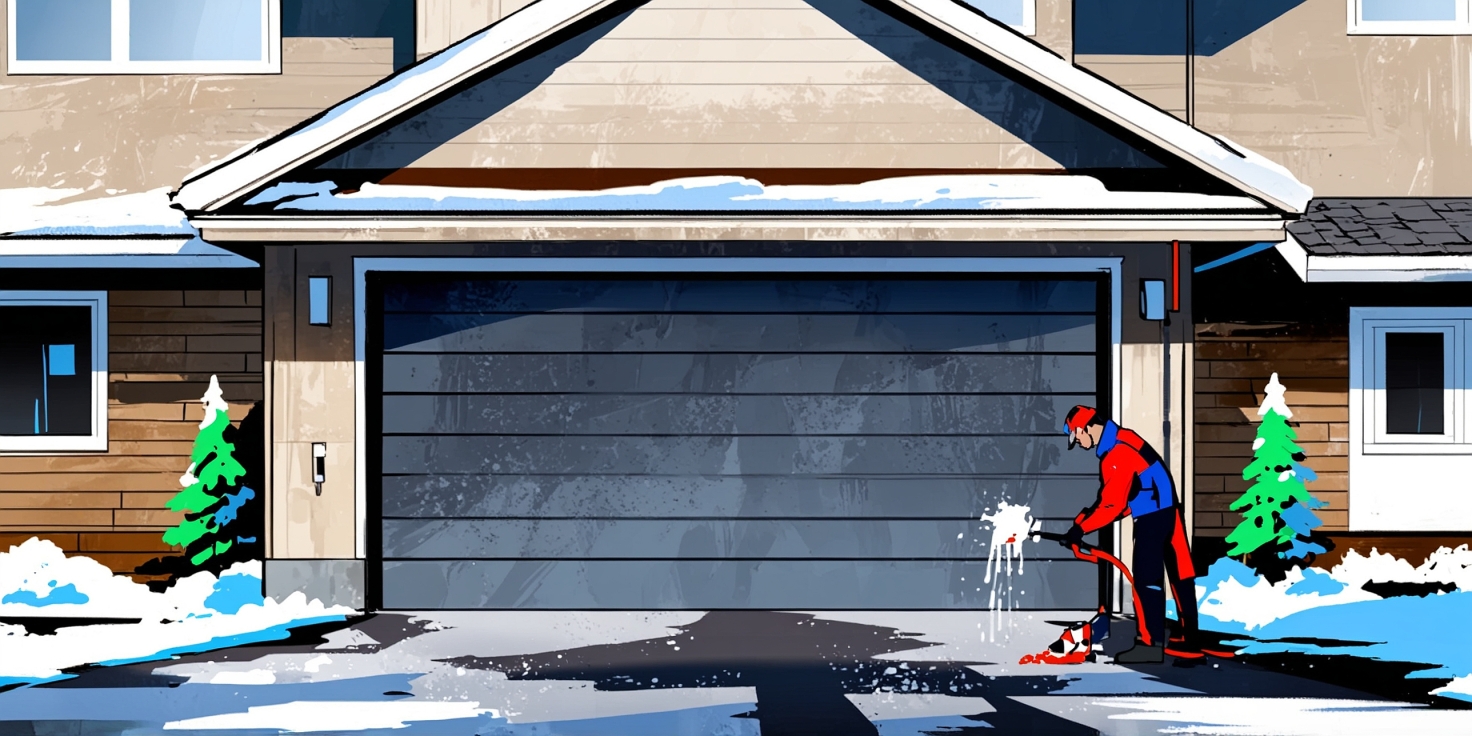 How to Prevent Garage Door Damage from Ice Buildup | H&O Garage Doors