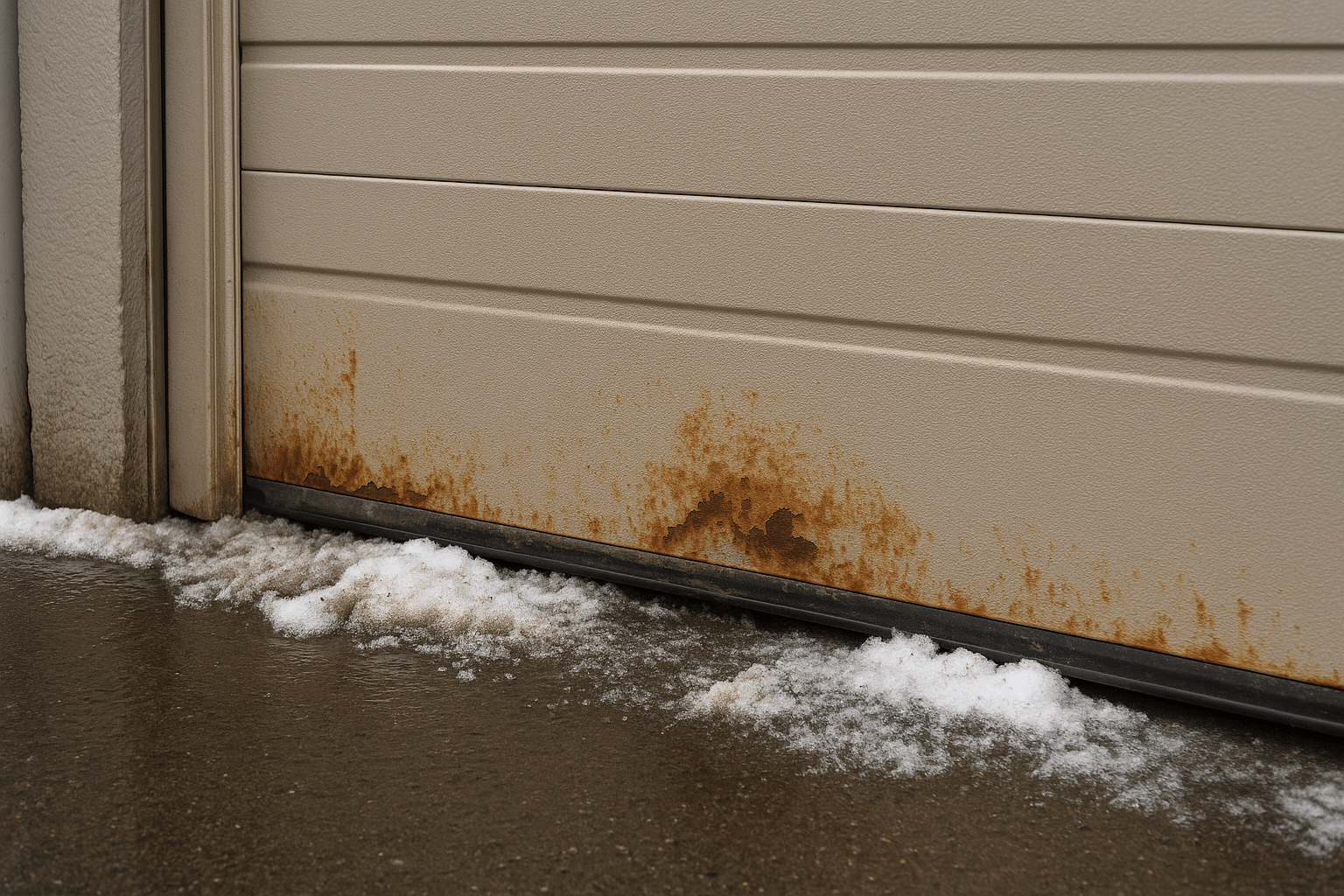 Prevent Garage Door Rust Winter NYC | Anti-Rust Protection
